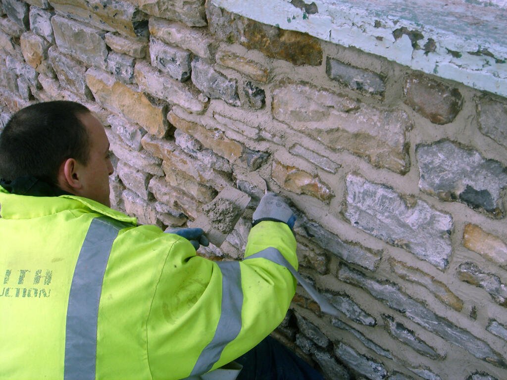 Traditional Lime Harling