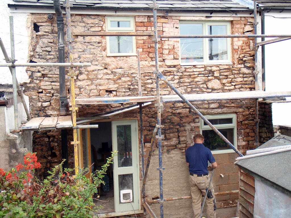 Lime Rendering Cottage - UK Restoration Services