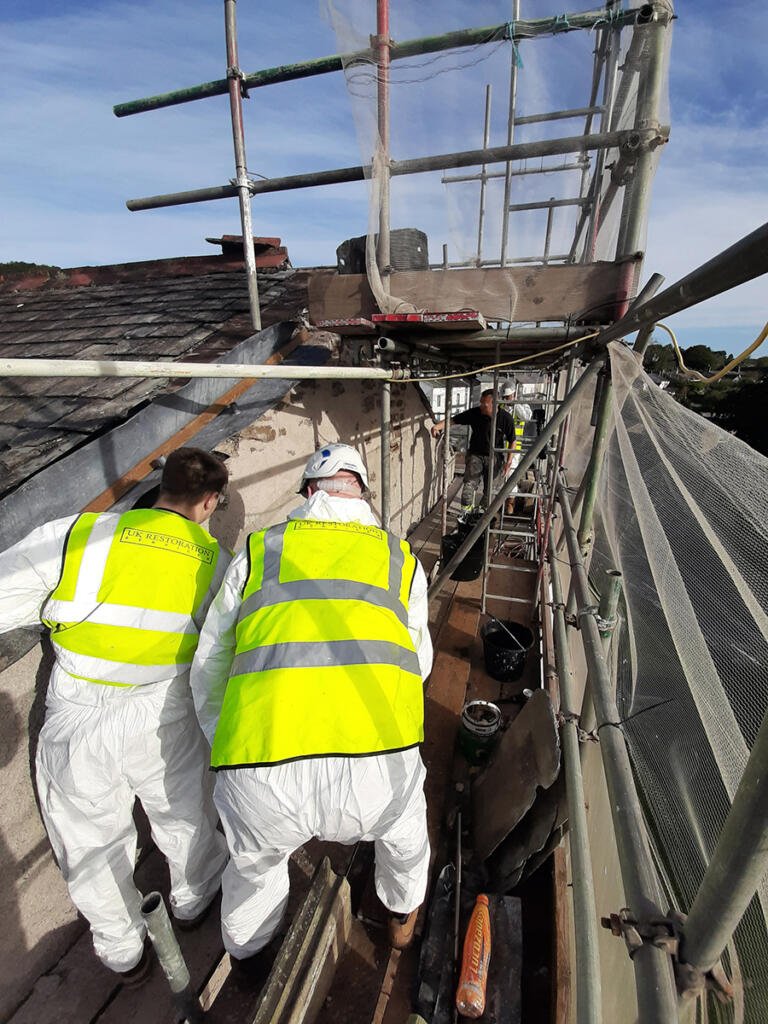 Traditional Lime Harling - UK Restoration Services