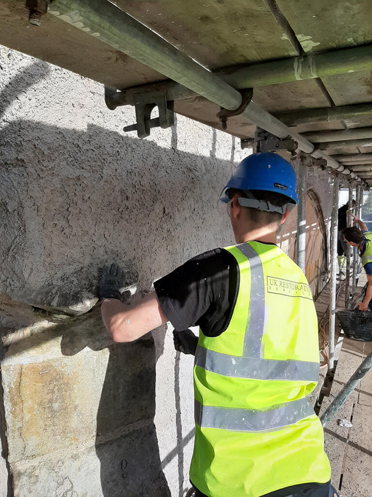 Traditional Lime Harling - UK Restoration Services