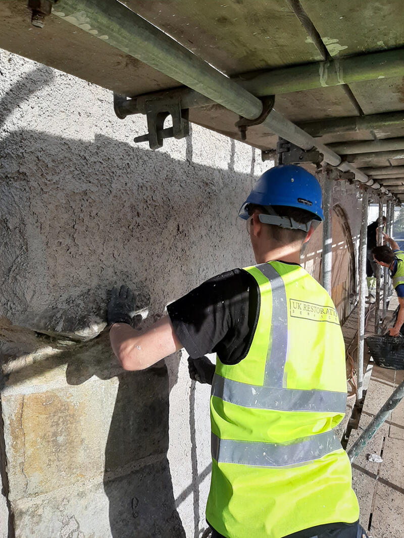 Traditional Lime Harling - UK Restoration Services