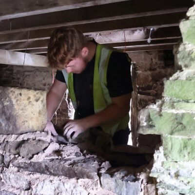 Stone Indents At Raisbeck Barn, Cumbria - UK Restoration Services